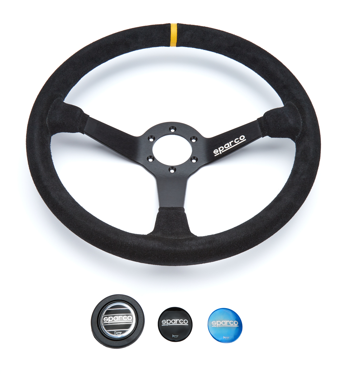 SPARCO Steering Wheel 368 Black Suede 015R368MSN