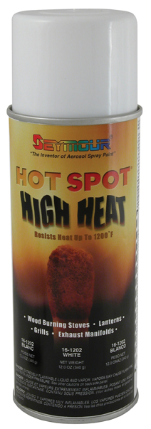 SEYMOUR PAINT Hot Spot High Temp Paint White 16-1202