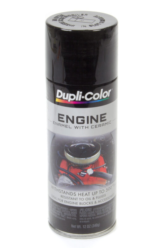 DUPLI-COLOR/KRYLON Gloss Black Engine Paint 12oz DE1613