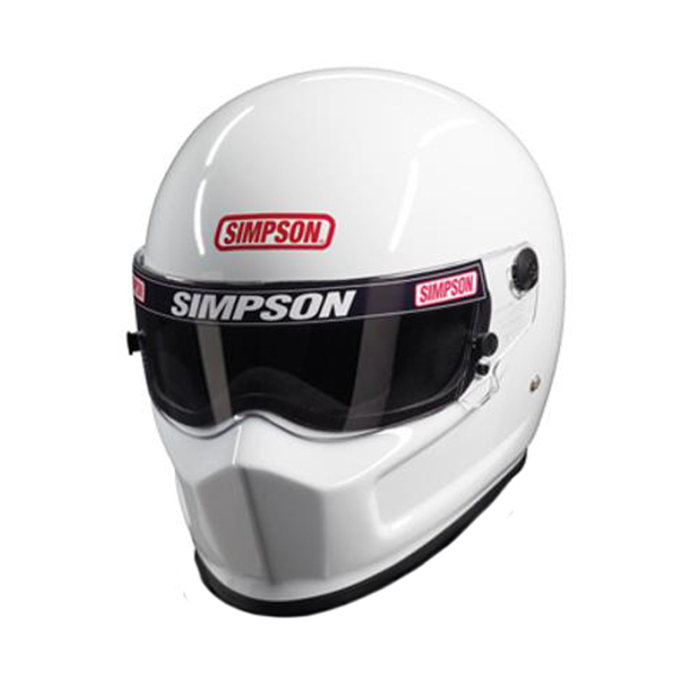 SIMPSON SAFETY Helmet Super Bandit Large White SA2020 7210031