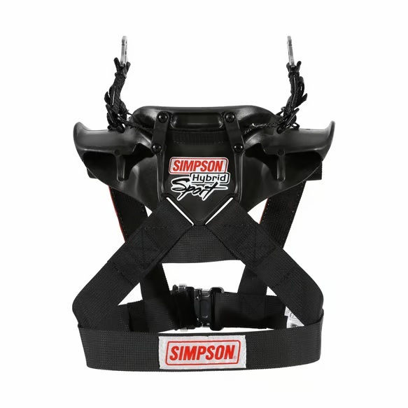 SIMPSON SAFETY Hybrid Sport Large w/ Sliding Tether PA FIA HSLRG11PAFIA