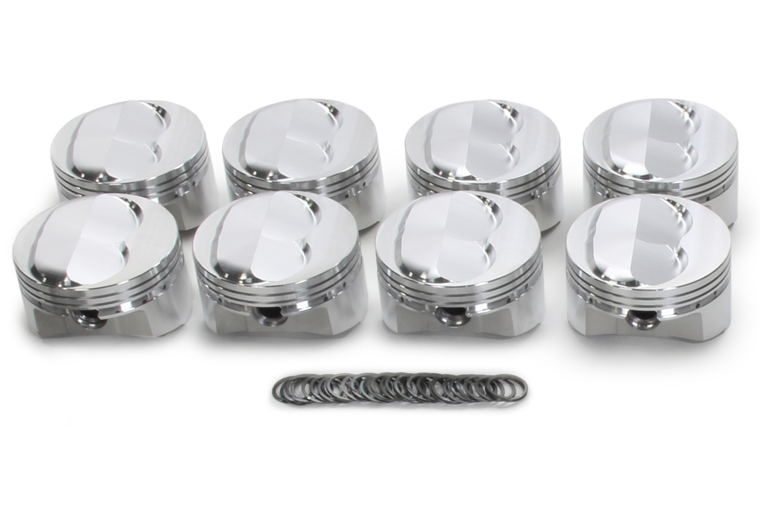 SPORTSMAN RACING PRODUCTS SBC Domed Piston Set 4.165 Bore +4cc 142025