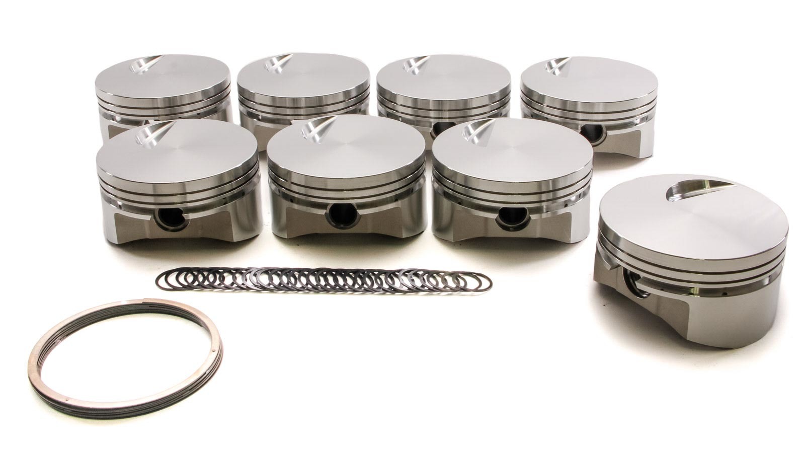 SPORTSMAN RACING PRODUCTS BBC Flat Top Piston Set 4.530 Bore -3cc 142985