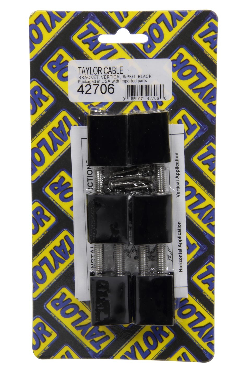 TAYLOR/VERTEX Wire Separator Mntg Kit Vertical 6pcs 42706