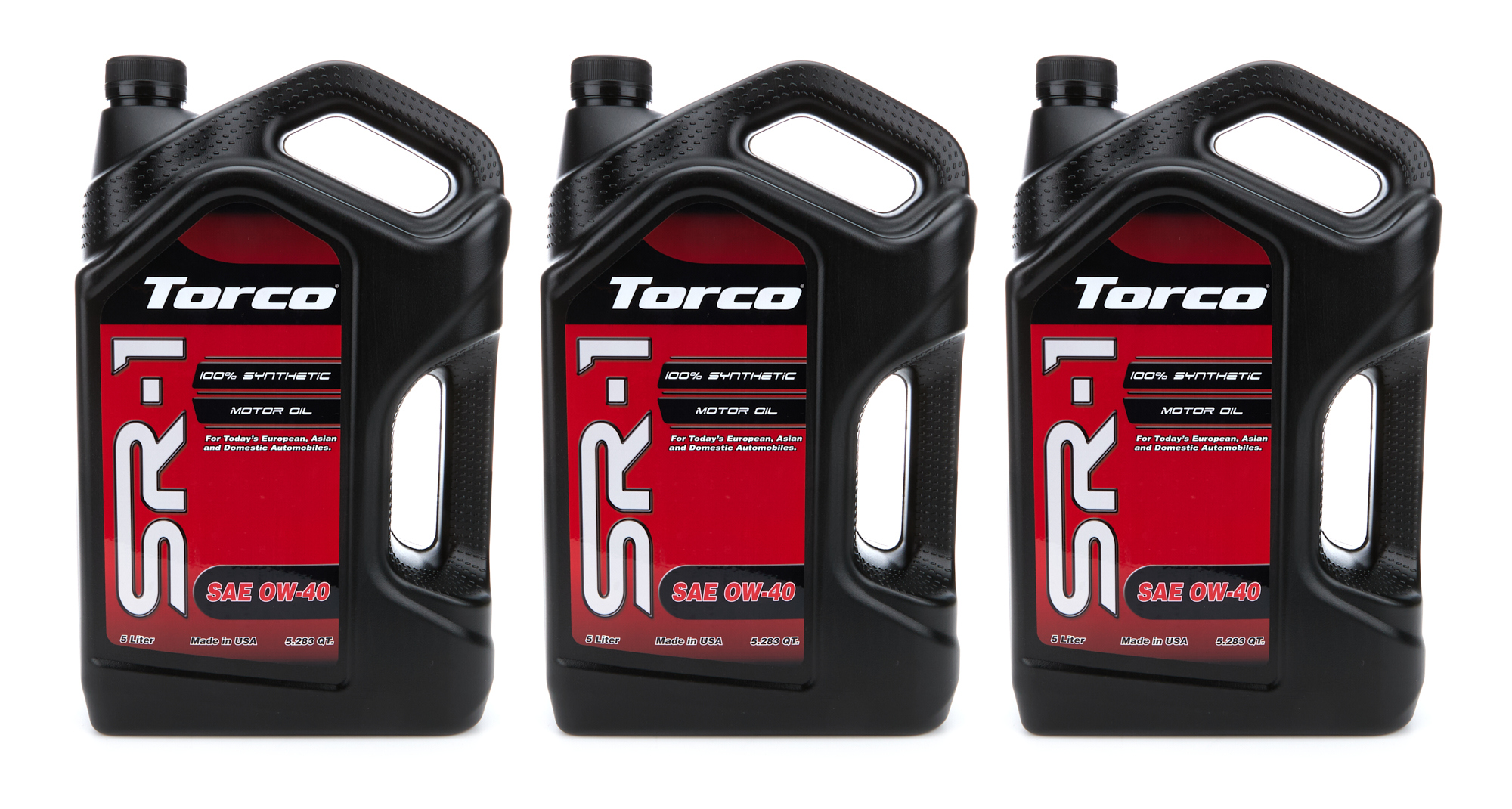 TORCO SR-1 Synthetic Oil 0w40 Case 3 x 5 Liter Bottles A160040L