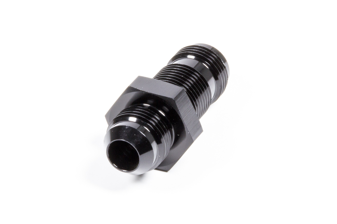 TRIPLE X RACE COMPONENTS #8 Straight AN Bulkhead HF-70008BLK