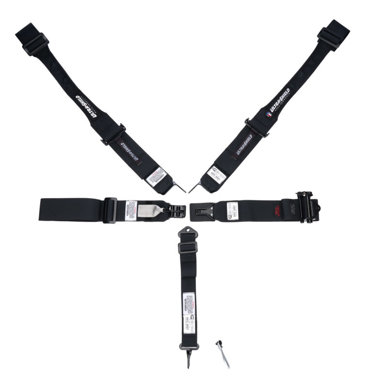 ULTRA SHIELD Harness 5pt HANS Shldr Left Side Ratchet L&L HB22051H