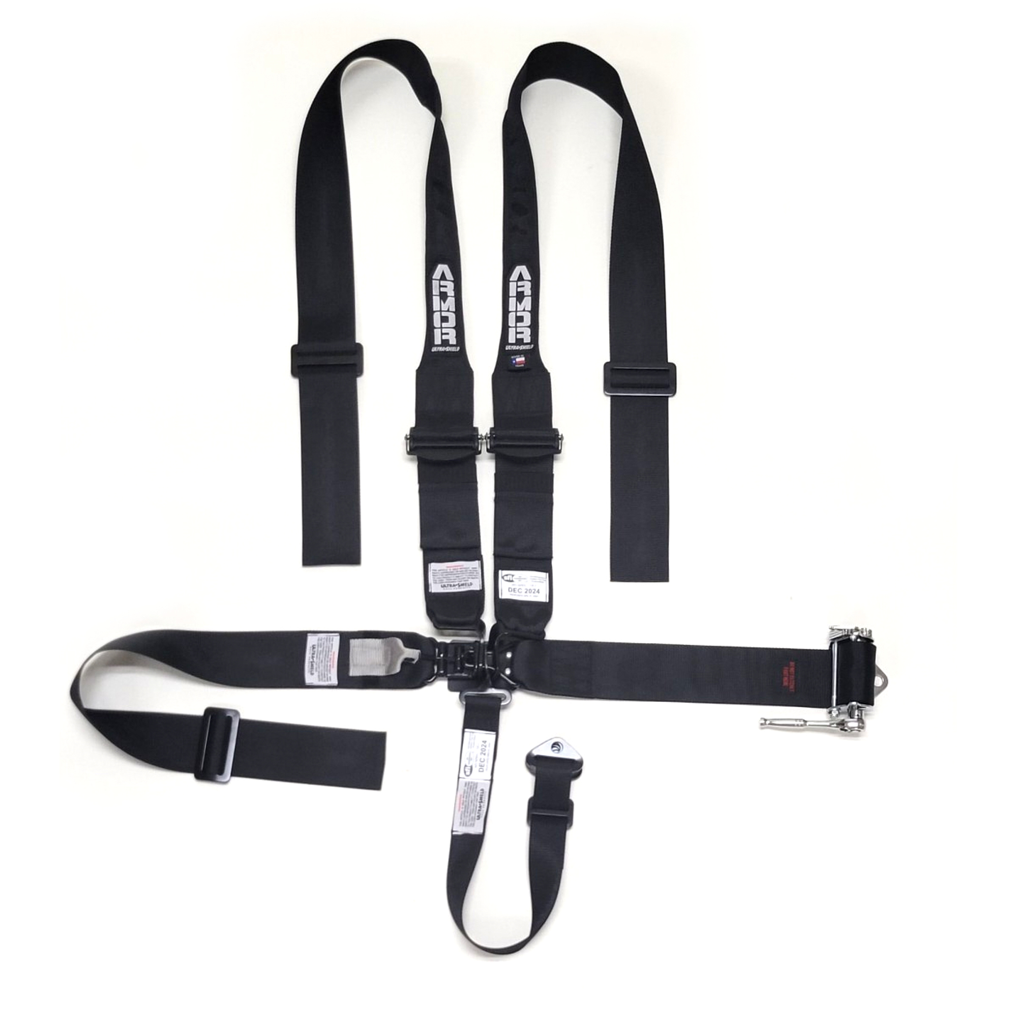 ULTRA SHIELD Harness 5pt HANS Shldr Left Side Ratchet L&L HB22051H