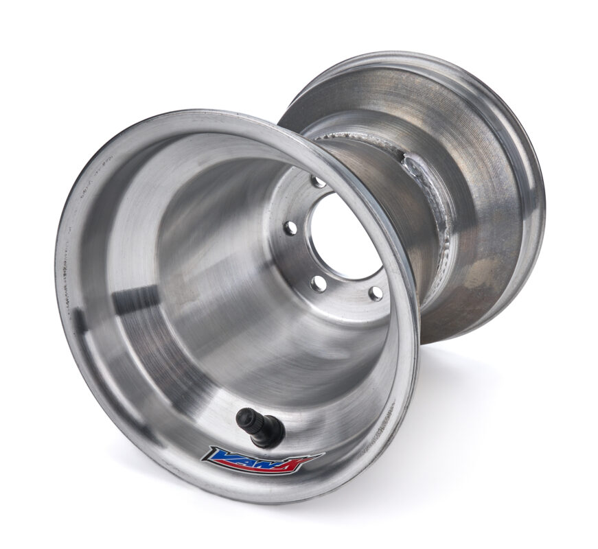 VAN-K WHEELS Wheel 6x7.25 x 2.5in BS Karting Machined Satin 226.6725.25