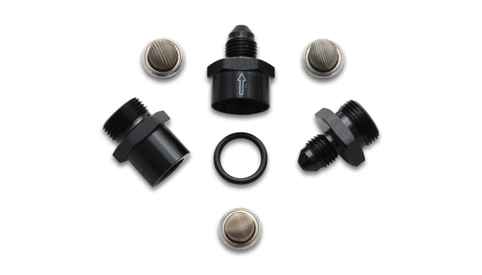 VIBRANT PERFORMANCE Inline Fuel/Oil Filter S et (Size: -6AN) 16736