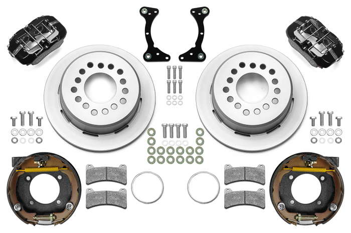 WILWOOD Brake Kit Rear Black FDP Plain 11in GM G Body 140-17120