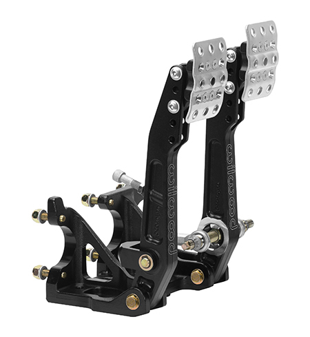 WILWOOD Dual Pedal Assy Adj Floor Mnt Tru-Bar 340-16607