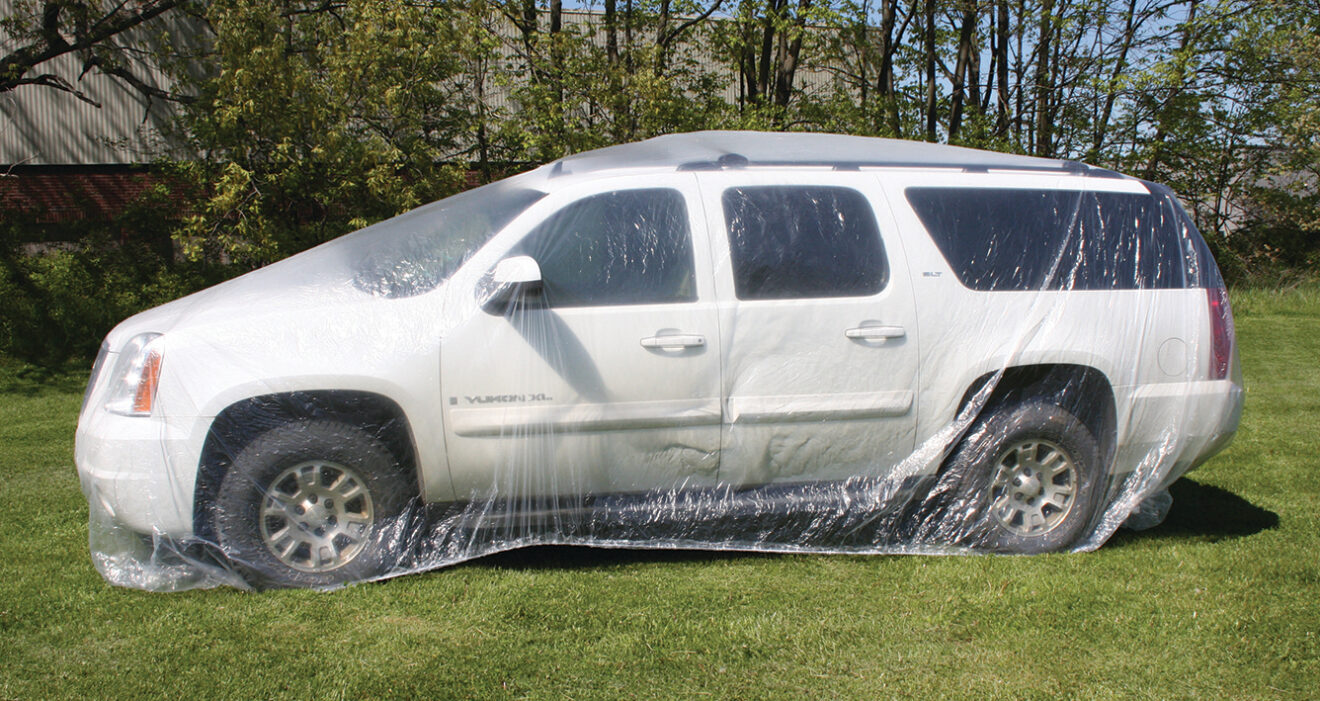 WOODWARD FAB Plastic Car Cover Small 19ft WFCCC-SMALL