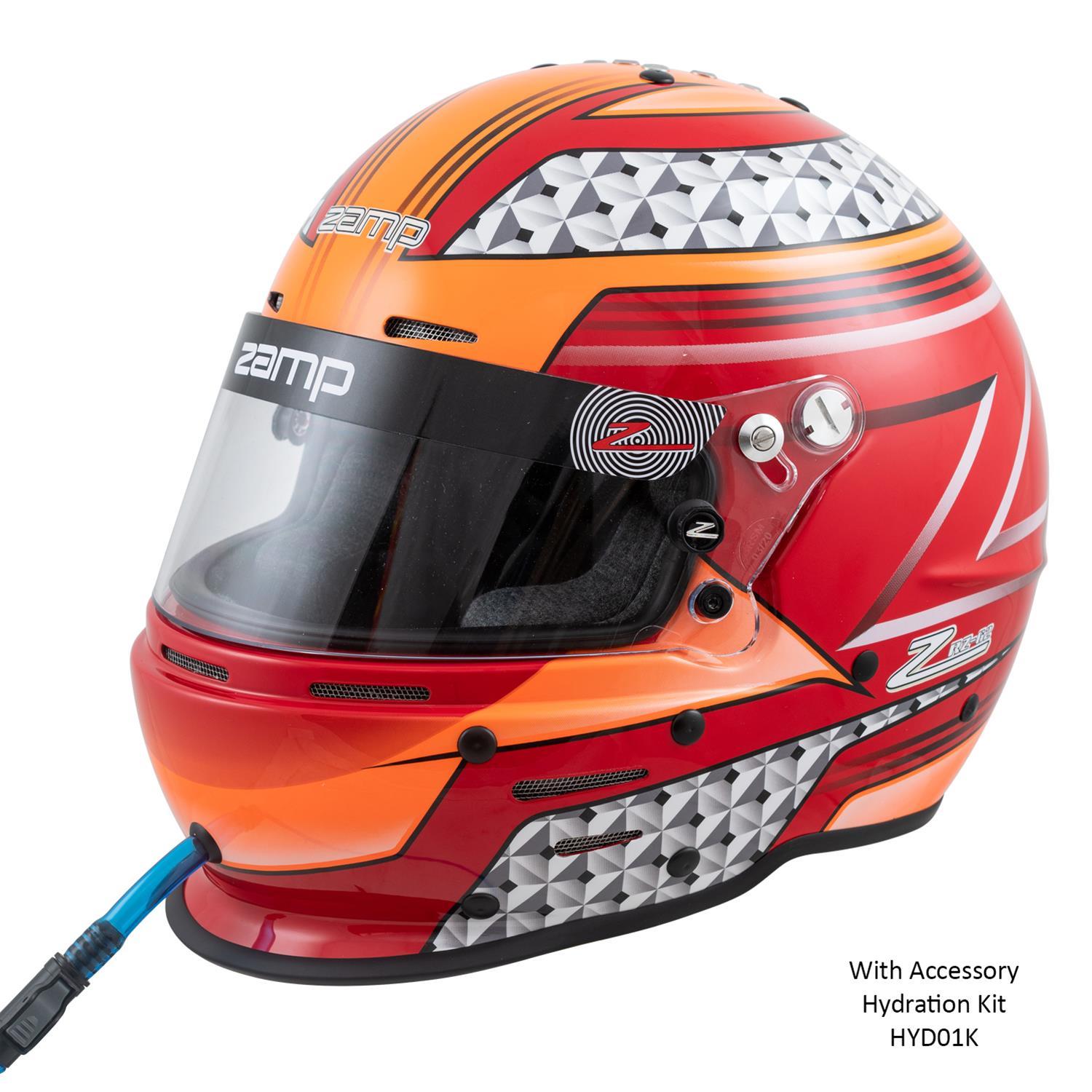 ZAMP Helmet RZ-62 Aramid Mix M Red/Org SA2020 H764C35M