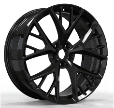 20X8.5 WF Aftermarket Wheel ML0478-1 Glossy Black 5X114.3/64.5, ET 35 mm