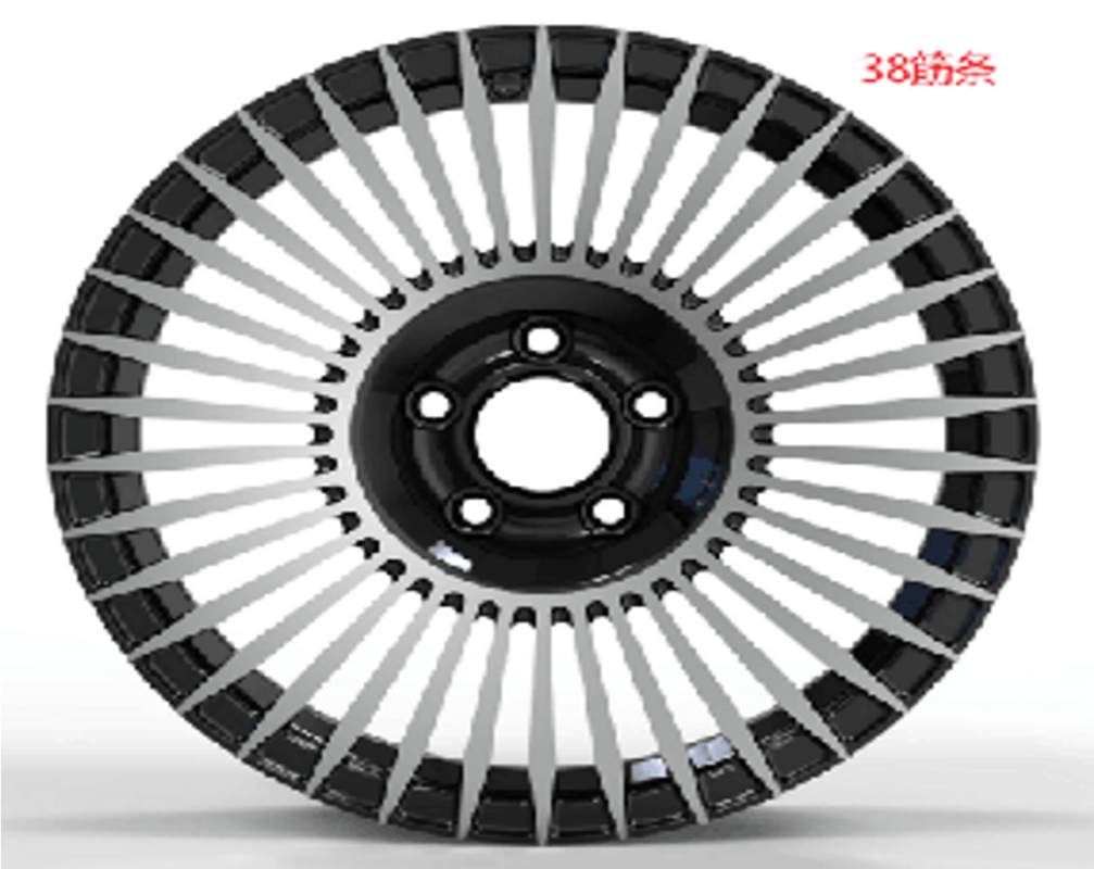 21X9.0 WF Aftermarket Wheel ML0044-14 Black Machine Face 5X114.3/70.5 ...