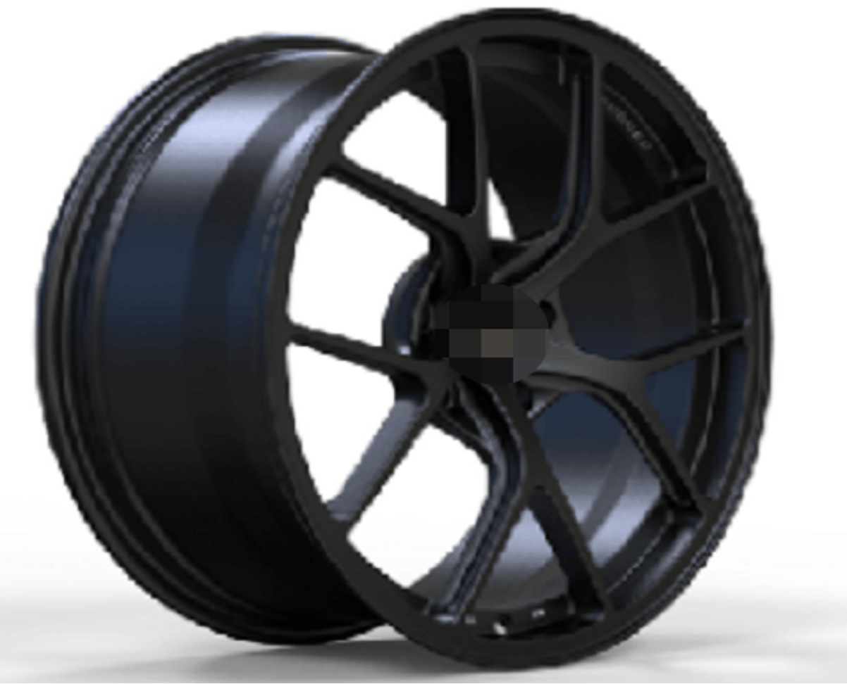 19X8.5 WF Aftermarket Wheel ML0017-2-7 Hyper Black 5X114.3/73.1, ET 38 mm