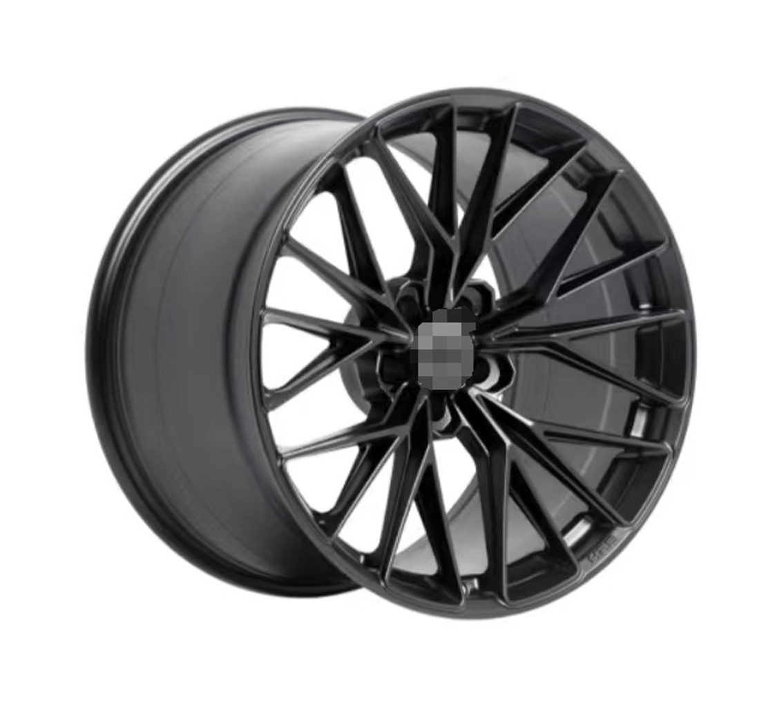 19X8.5 WF Aftermarket Wheel ML0486 Glossy Black 5X112/66.45, ET 30 mm