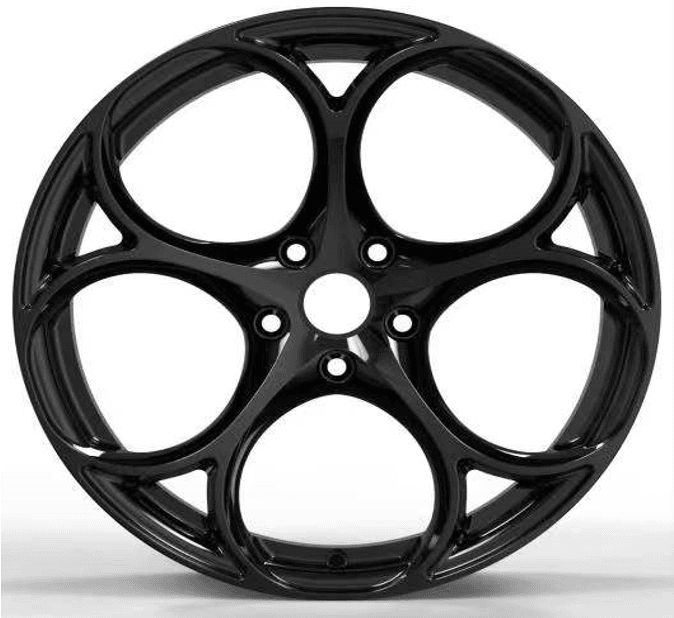 18X8.0 WF Aftermarket Wheel ML0125 Glossy Black 5X110/65.1, ET 30 mm