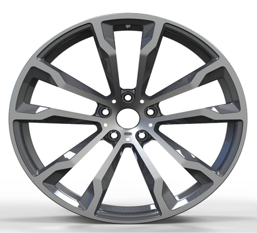 19X9.5 WF Aftermarket Wheel ML0227-1 Glossy Black 5X112/66.5, ET 35 mm