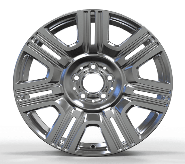 22X9.0 WF Aftermarket Wheel ML0264-5 Glossy Black 5X120/62.5, ET 38 mm