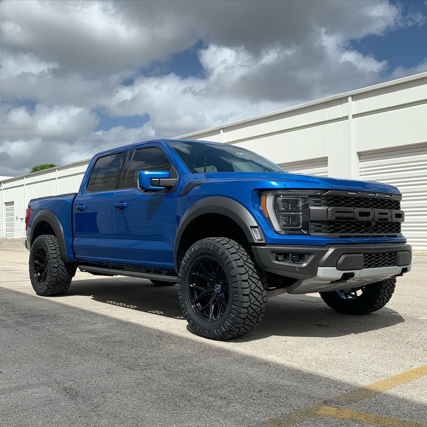 Ford F-150 Raptor Gen 3 Blue Vossen HF6-4