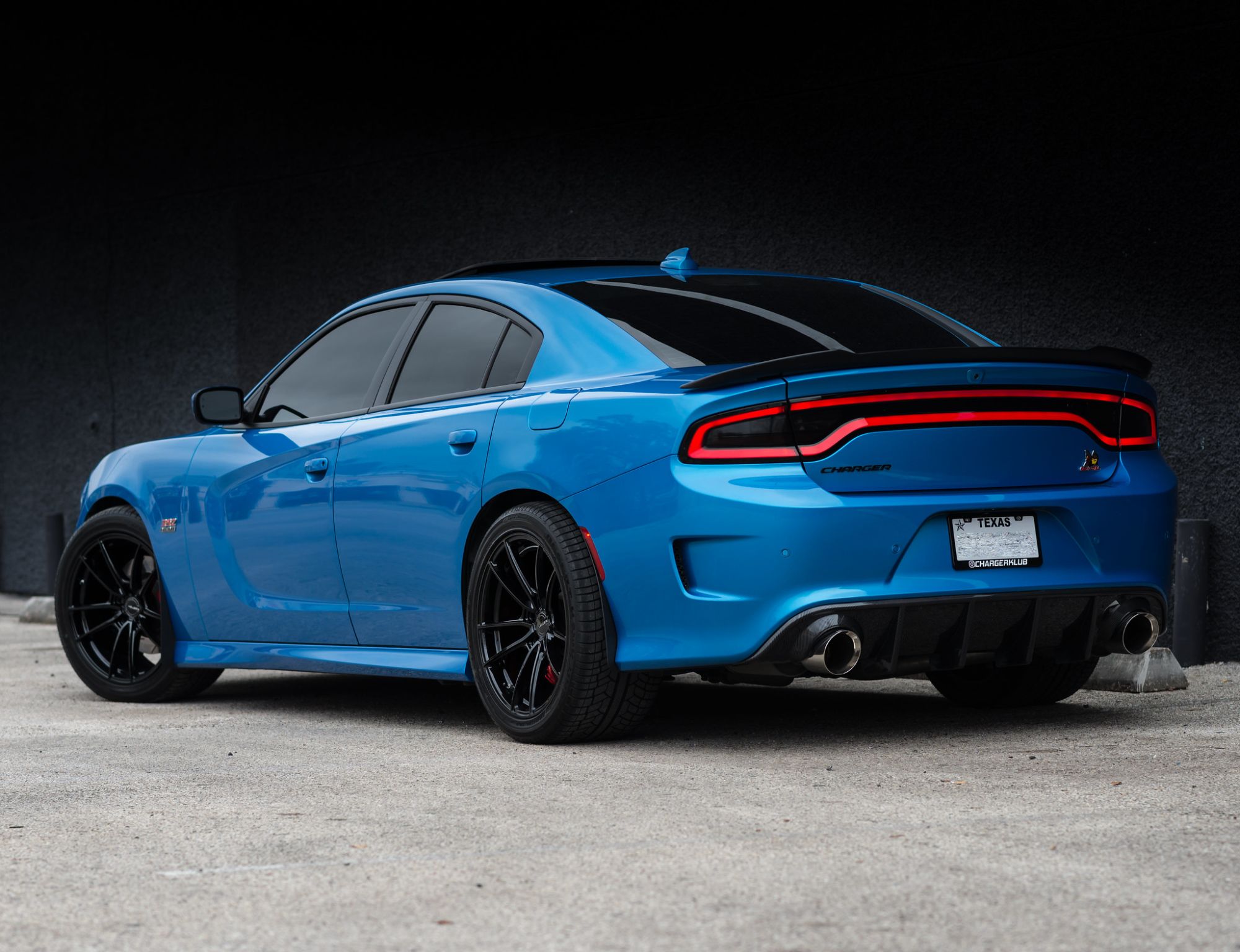 Dodge Charger R/T Scatpack Blue Velgen VF5