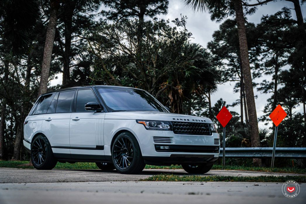 Land Rover Range Rover White Vossen VPS-305T