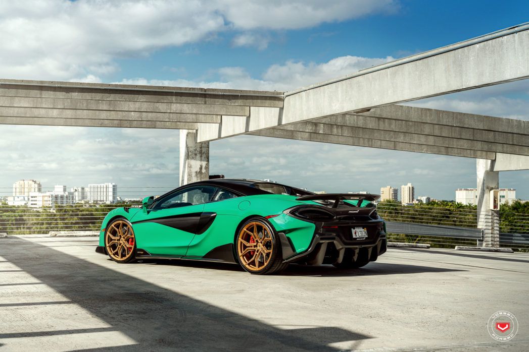 McLaren 600LT Green Vossen EVO-3R