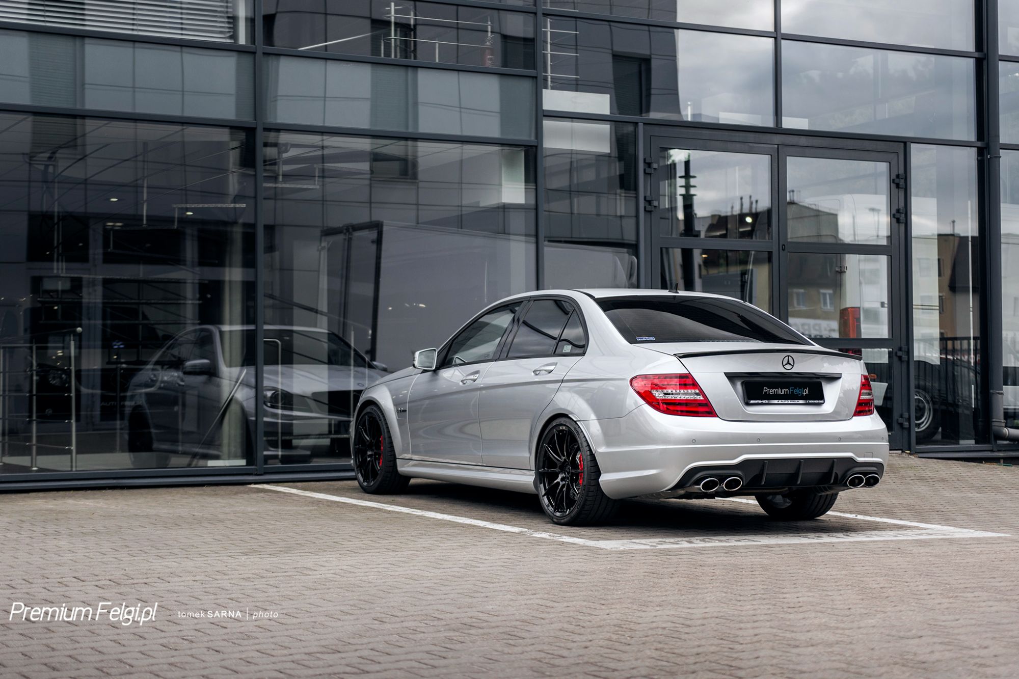 Mercedes-Benz C63 W204 Silver BC Forged KL13