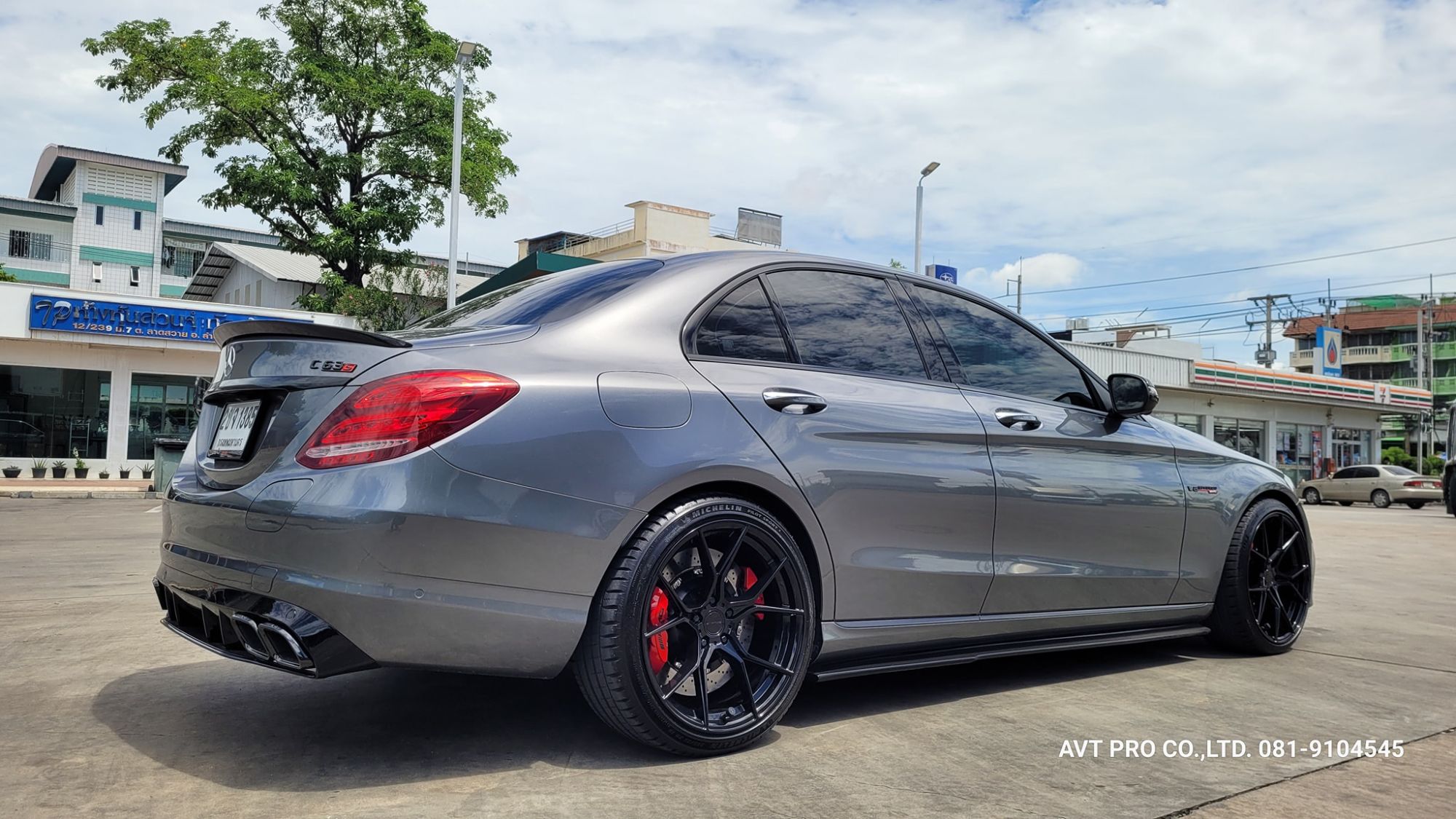 Mercedes-Benz C63 W205 Grey Stance SF07