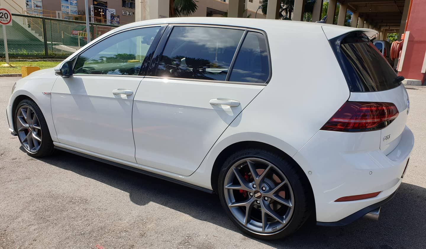 Volkswagen Golf GTI Mk7 White BBS SR Volkswagen Golf GTI Mk7 White BBS SR