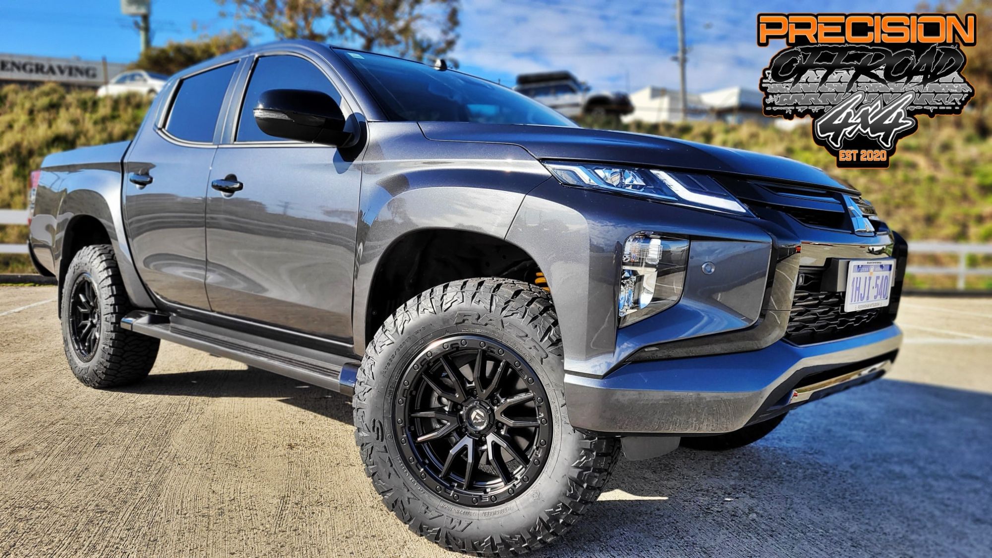 Mitsubishi Triton Grey Fuel Off-Road Rebel 6 D679