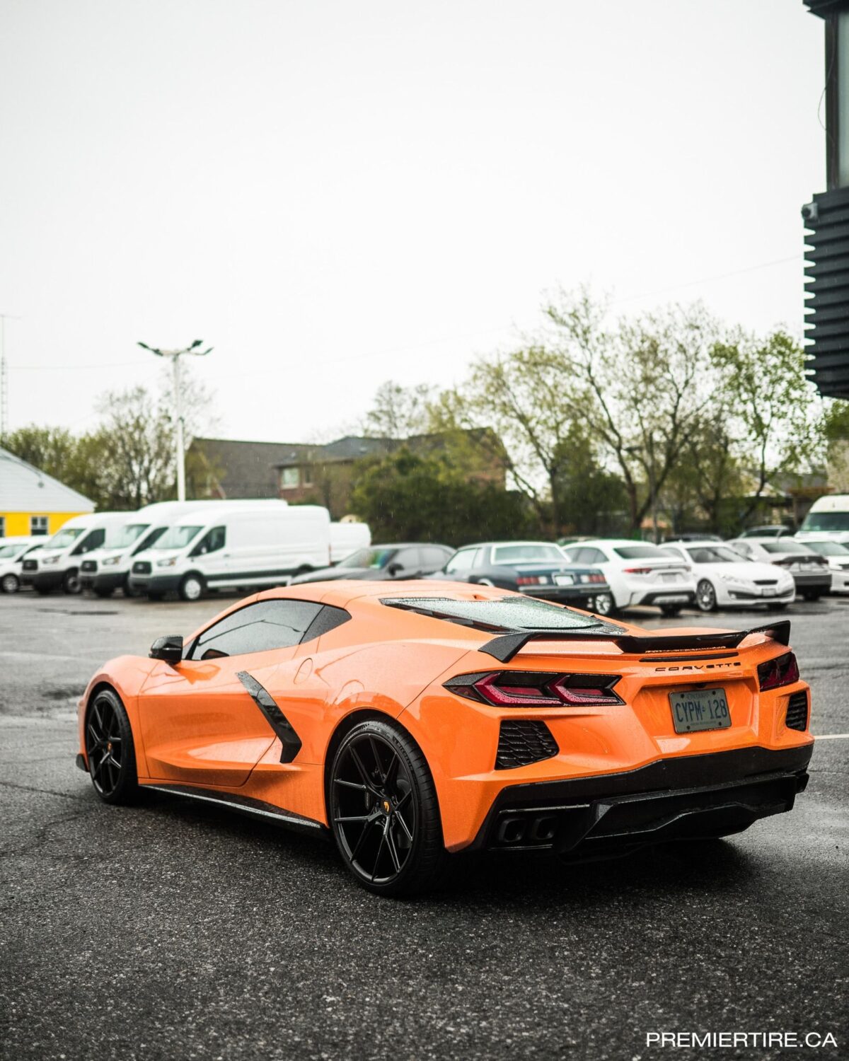 Chevrolet Corvette C8 Stingray Orange Forgiato TEC S2