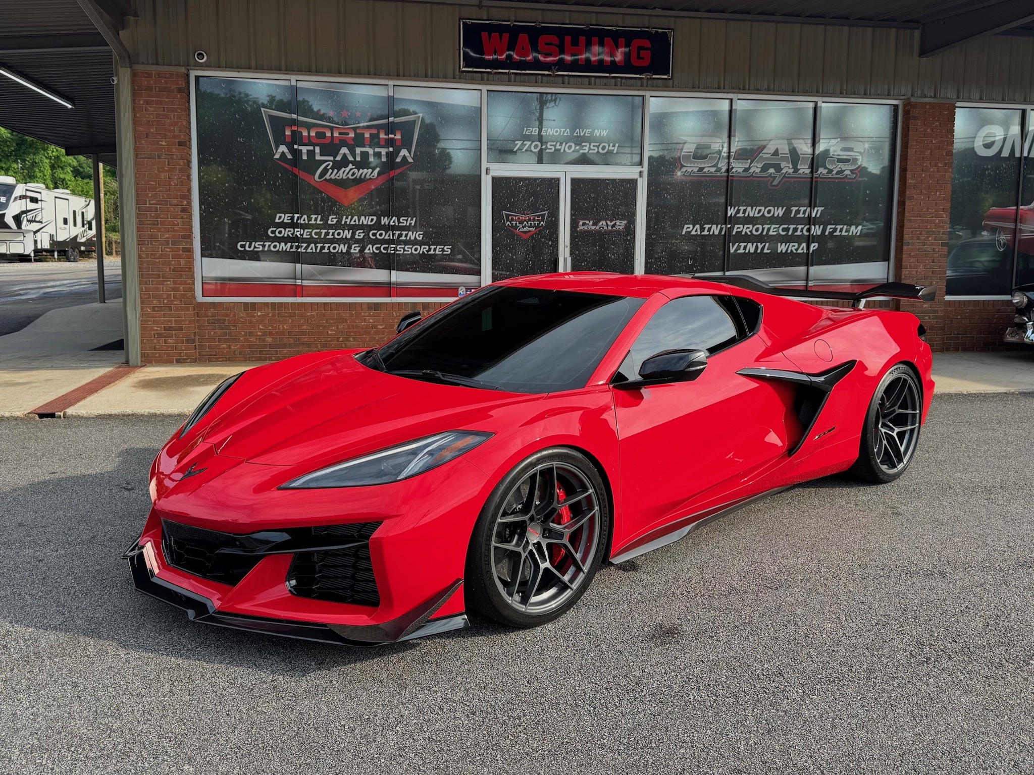 Chevrolet Corvette C8 Z06 Red Forgeline VV1R | Wheel Front