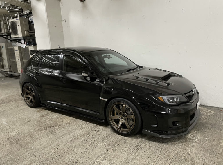 Subaru WRX STI GR Black Rays Volk TE37 SAGA | Wheel Front