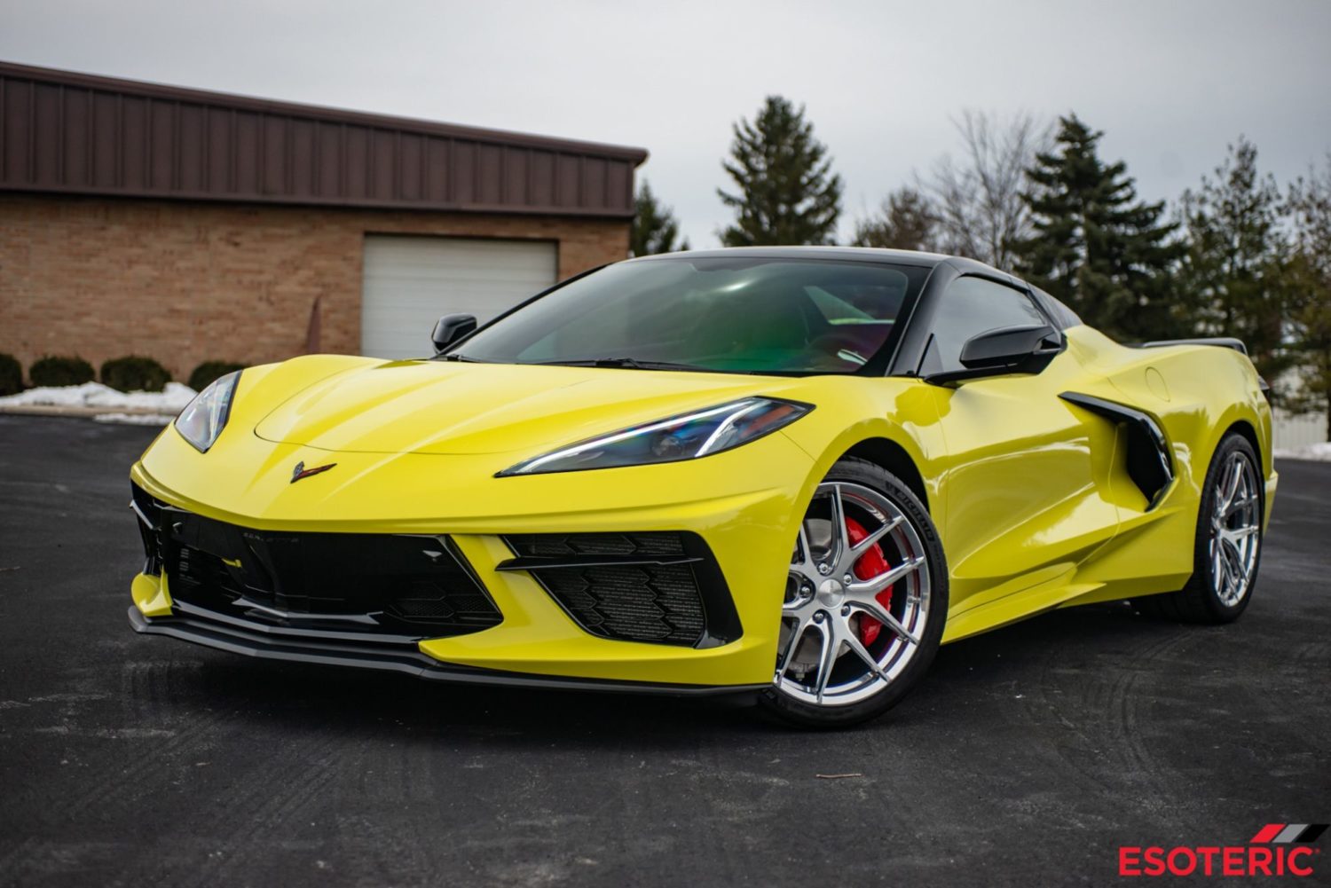 Chevrolet Corvette C8 Stingray Yellow Forgeline VX1S | Wheel Front