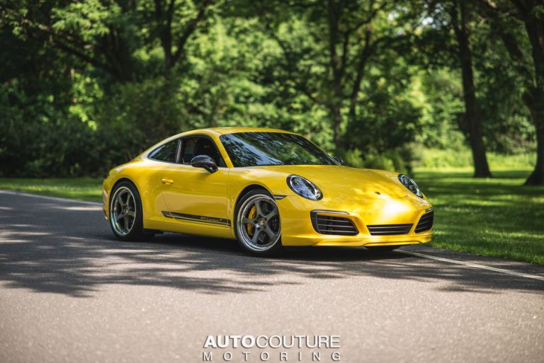Porsche 911 Carrera 991 Yellow Forgeline RS3 | Wheel Front