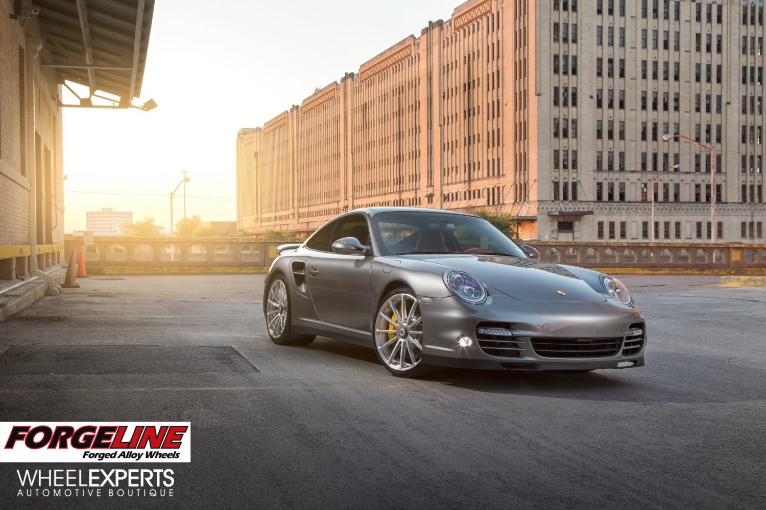 Porsche 911 Turbo 997 Grey Forgeline GT1 Wheel | Wheel Front