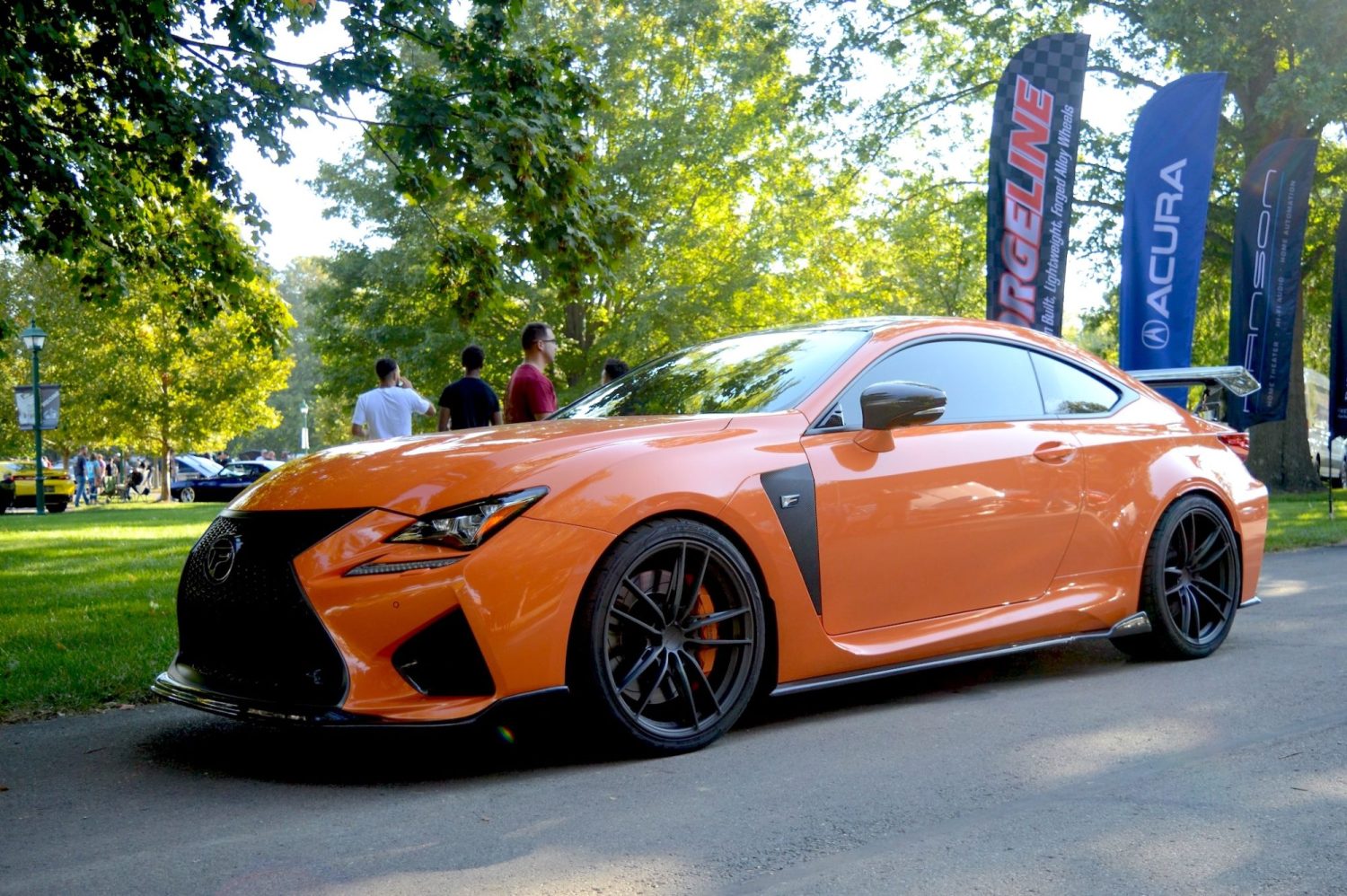 Lexus RC F Orange With Forgeline NW103 Wheel | Wheel Front