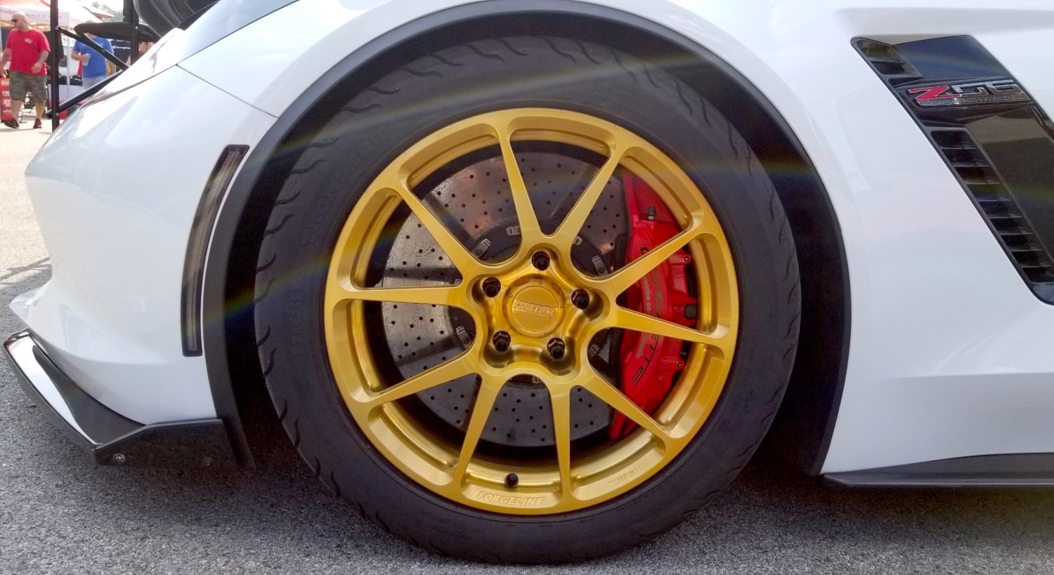 Chevrolet Corvette C7 Z06 White Forgeline GS1R Beadlock | Wheel Front