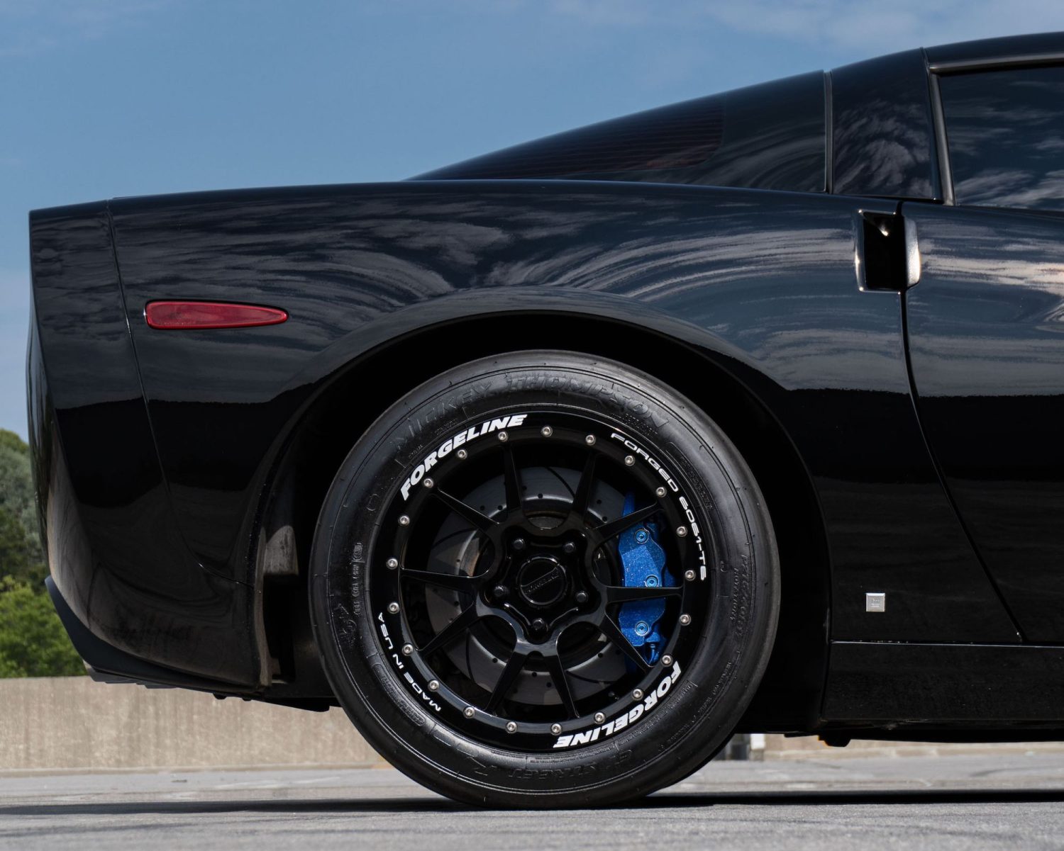 Chevrolet Corvette C6 Black Forgeline GS1R Beadlock | Wheel Front