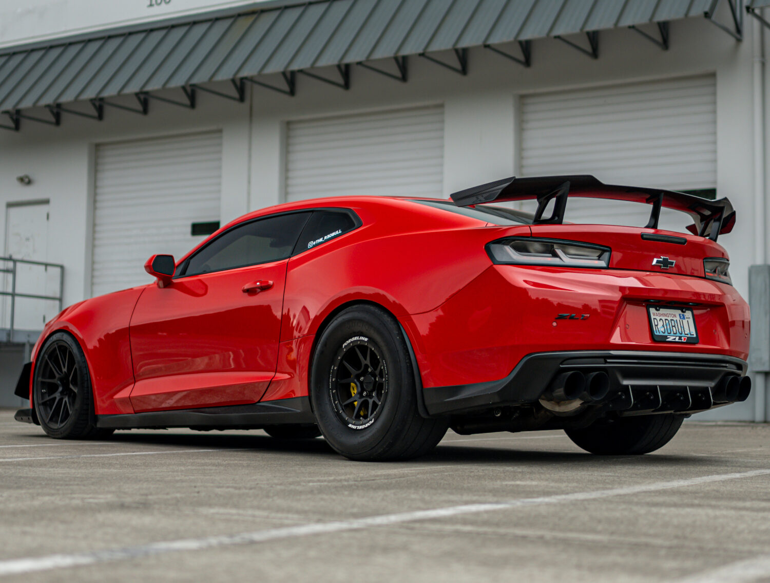 Chevrolet Camaro ZL1 6th Gen Red Forgeline GS1R Beadlock | Wheel Front