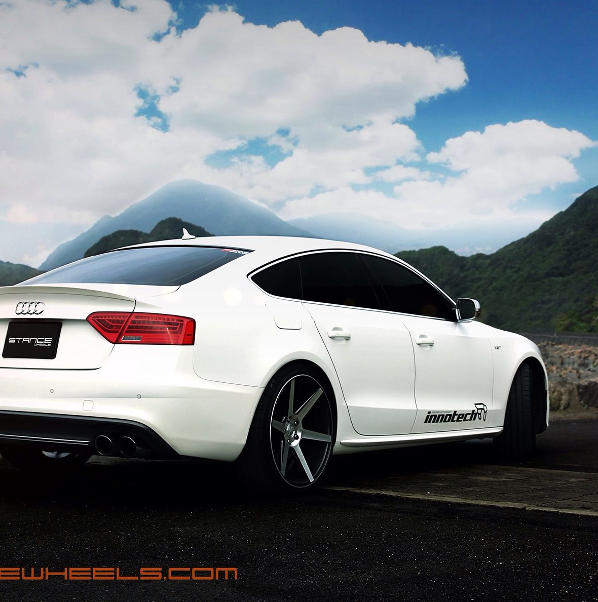 Audi S5 B8 White Stance SC6 | Wheel Front