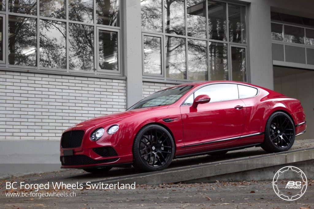Bentley Continental Red BC Forged RS40 | Wheel Front