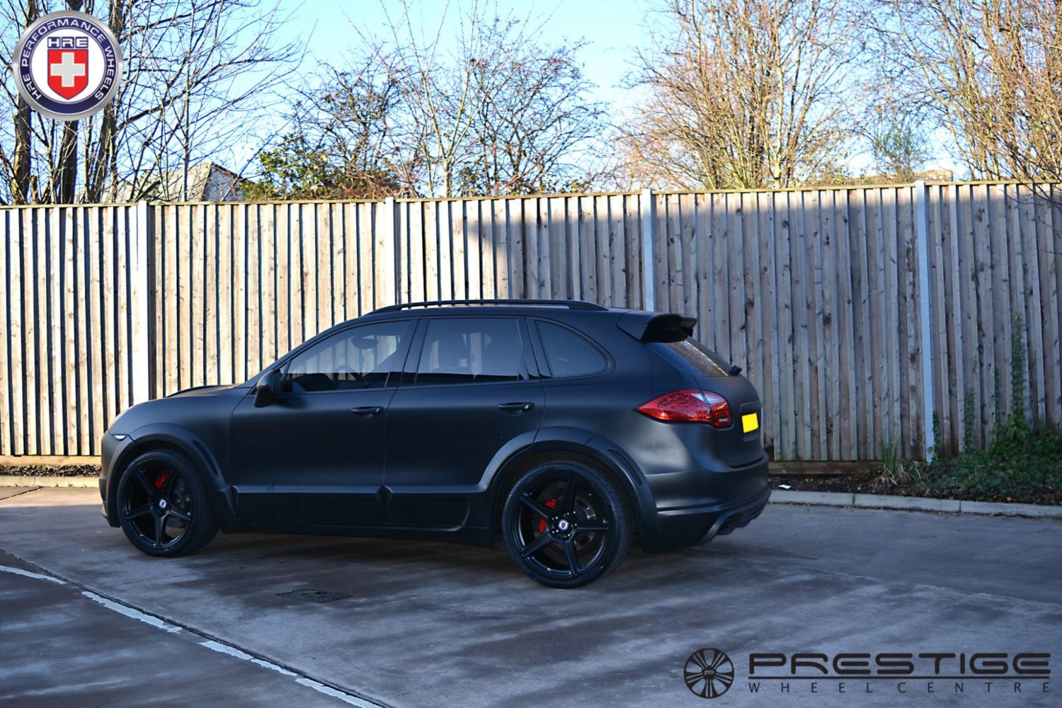 Porsche Cayenne Black HRE TR45 | Wheel Front