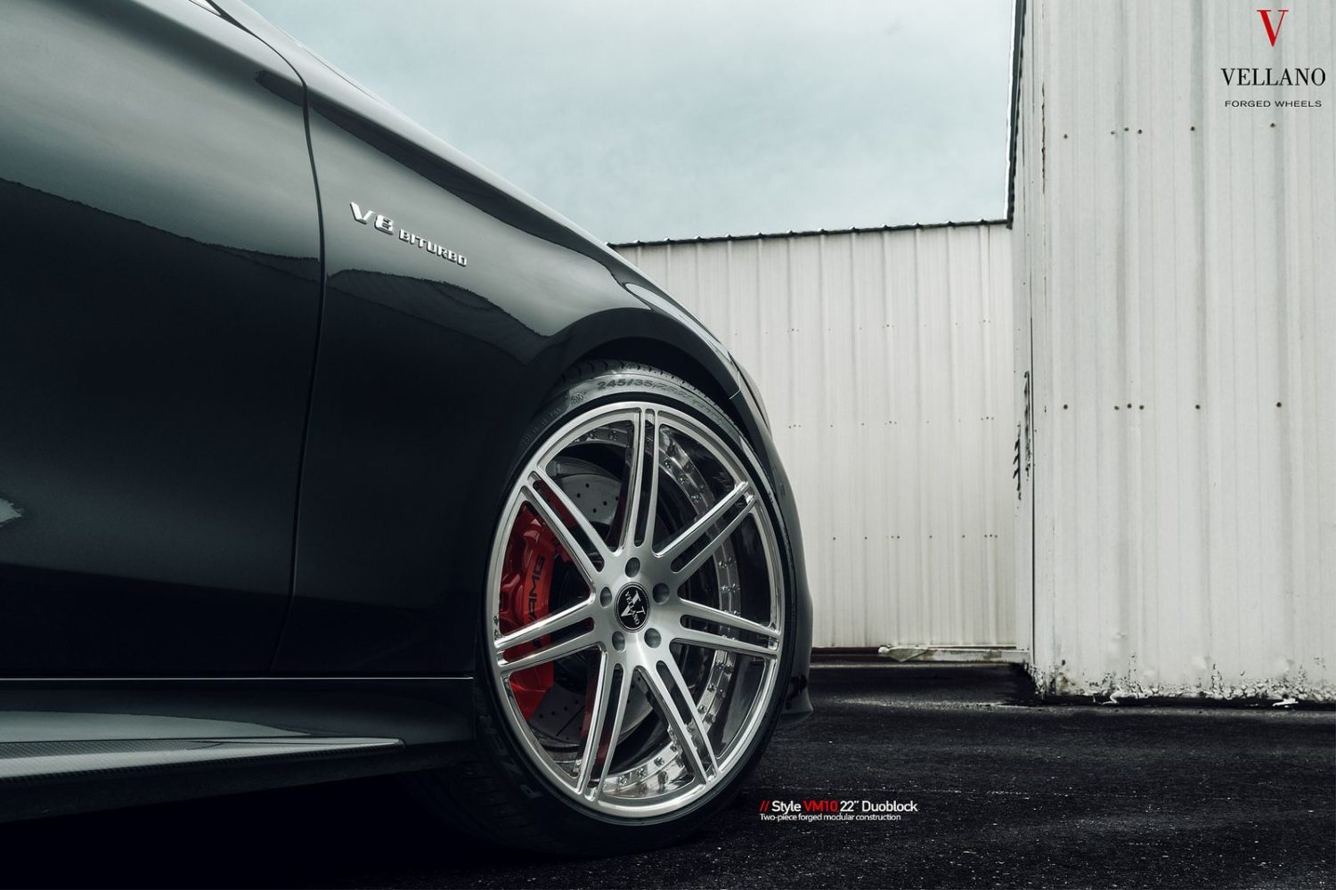 Mercedes-Benz S63 AMG Coupe C217 Black Vellano VM10 Duoblock | Wheel Front