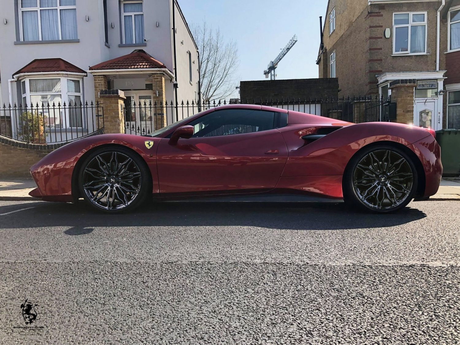 Ferrari 488 Red Premier Edition CS10-F | Wheel Front