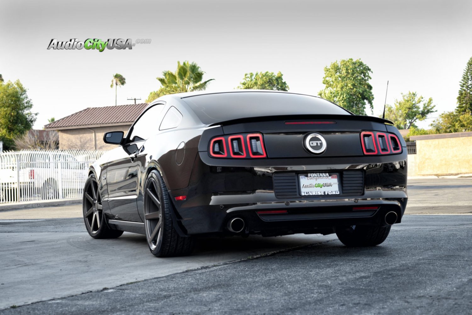 Ford Mustang S197 Black Niche Verona M149 | Wheel Front