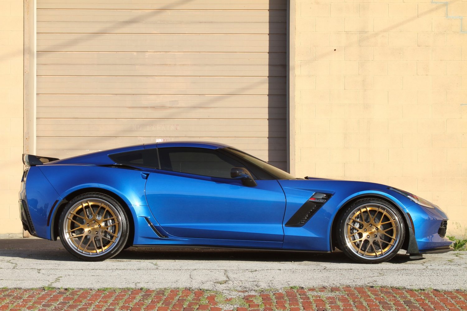 Chevrolet Corvette C7 Z06 Blue Forgeline DE3C-SL | Wheel Front
